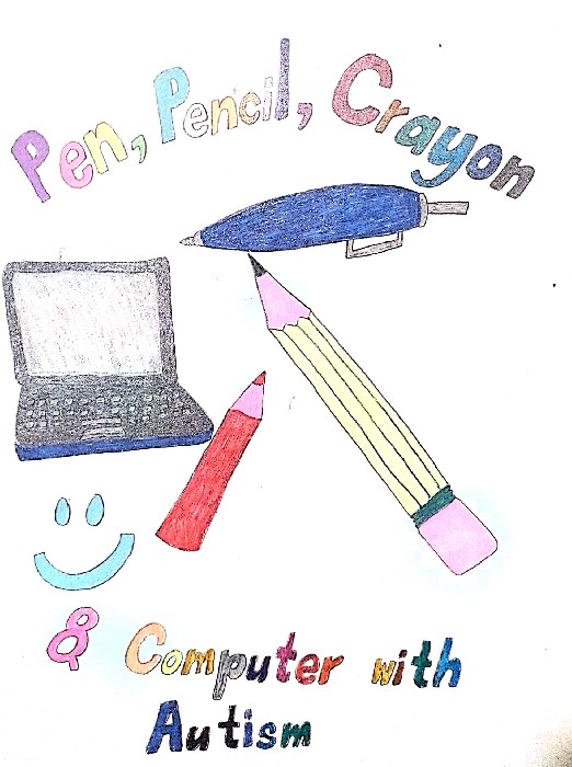 Pen, Pencil, Crayon and Computer Art Autism